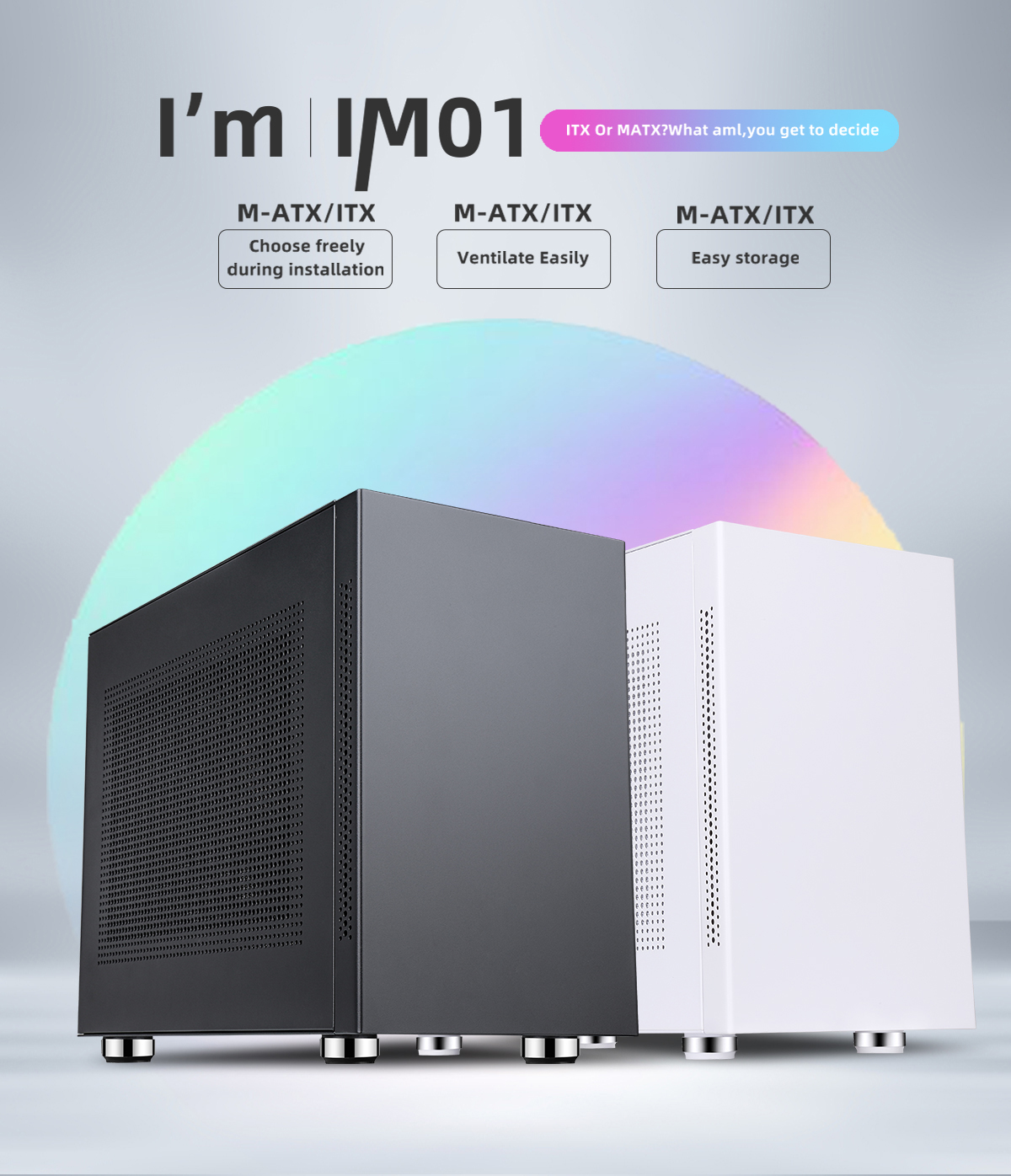 SAMA IM01-White White Steel USB3.0 Micro ATX Tower Computer Case - Newegg.ca